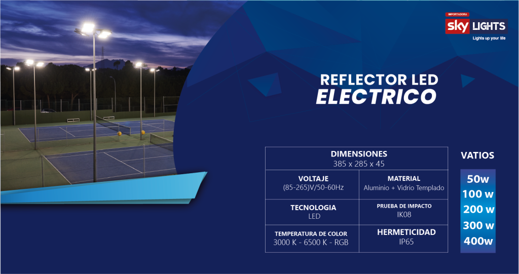 Referencias Reflectores LED – Skylights